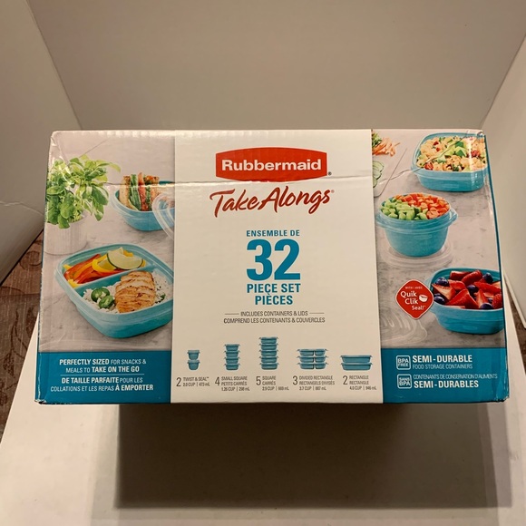 Rubbermaid | Kitchen | Rubbermaid Takealongs Food Storage Containers ...